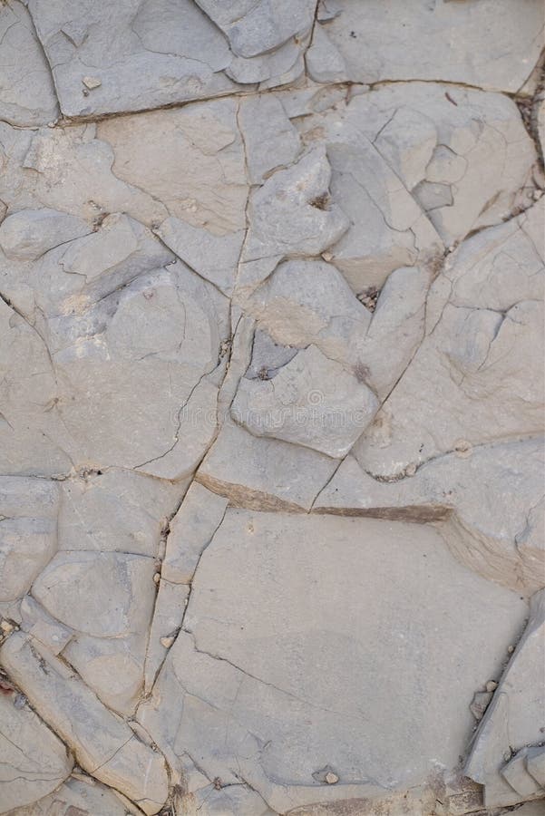 Cracks and Splits in Grey Rock Stock Image - Image of background ...