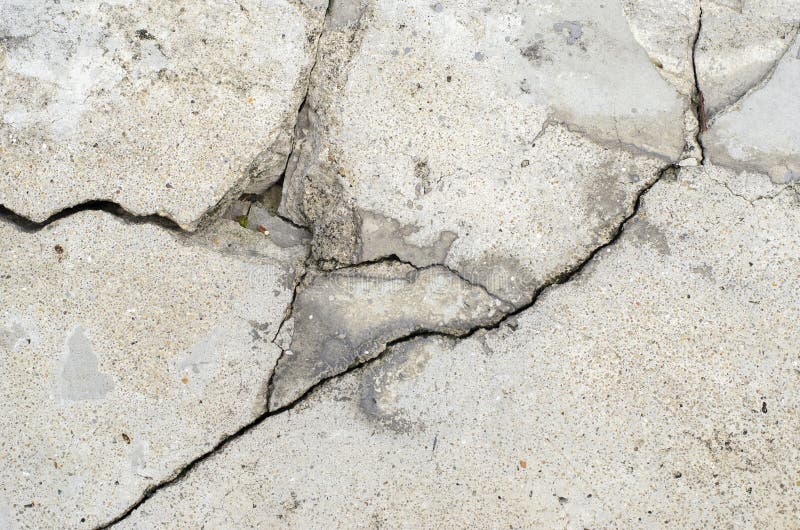 Cracks in the Surface of a Road or Building Wall Caused by an ...