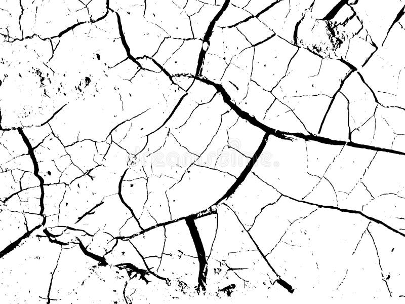 The Cracks Texture of Dry Earth. Grunge Abstract Background. Stock ...