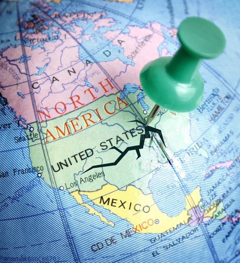 Cracks in US stock photo. Image of banking, dollar, crisis - 21855798