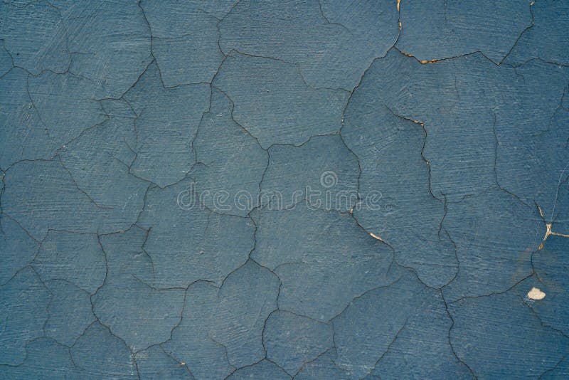 Cracks in the Wall, Cracked Blue Paint. Texture for the Backdrop Stock ...