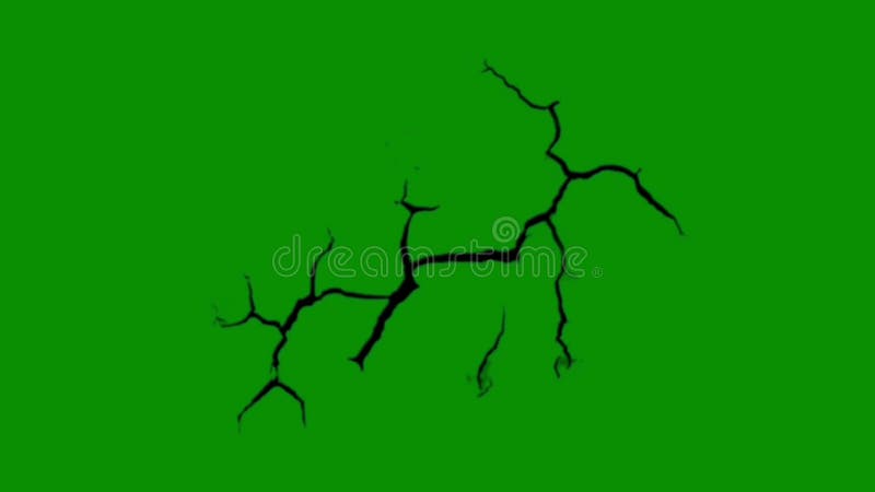 Cracks on Wall Green Screen Motion Graphics Stock Footage - Video of ...