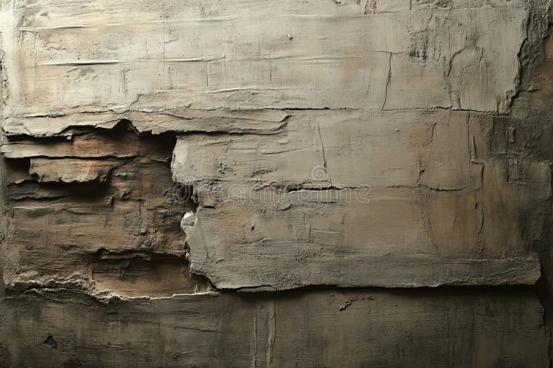 Cracks on the White Walls Obstructing the View. the Wall S Decay Stock ...