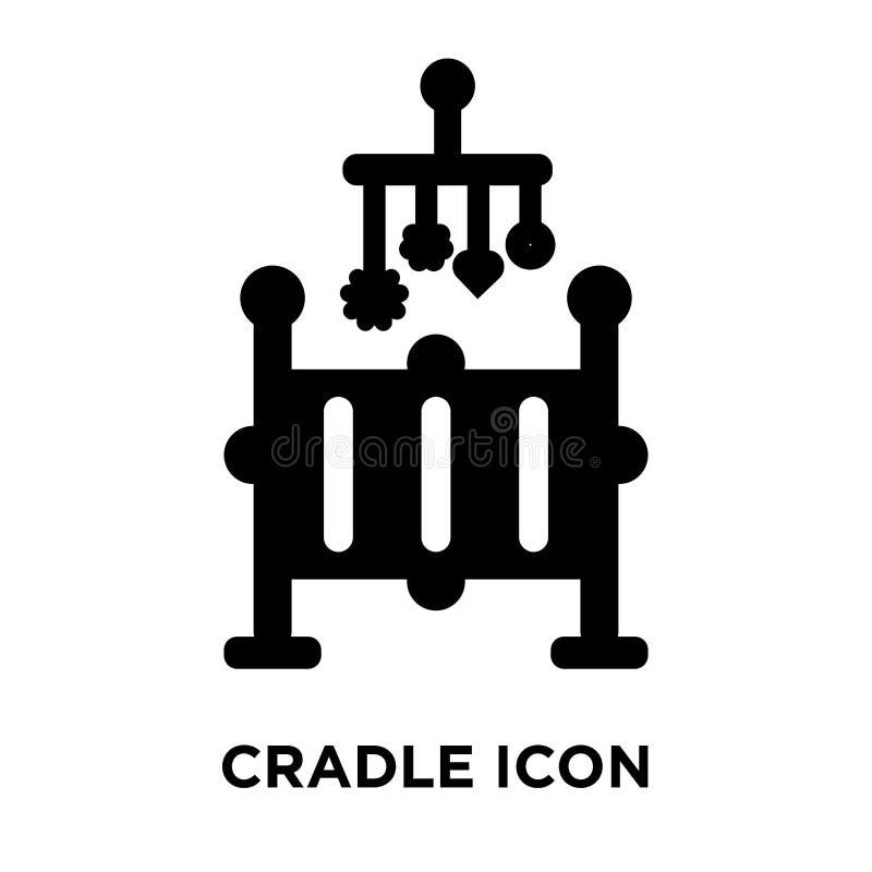 Cradle Concept Vector Linear Icon Isolated on Transparent Background ...