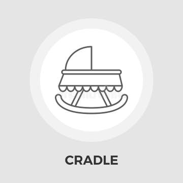 Baby Cradle Clip Art Stock Illustrations – 239 Baby Cradle Clip Art ...