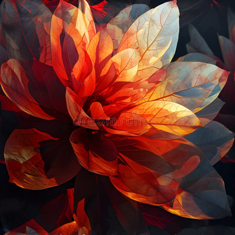 Organic Pattern that Captures the Interplay of Light and Shadow on the ...