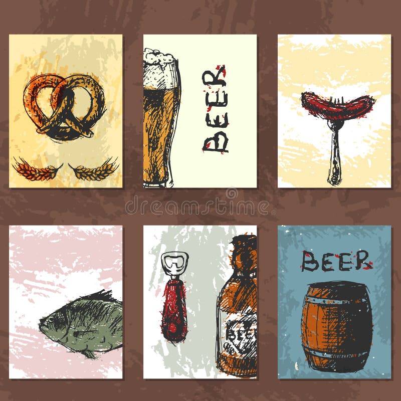 Craft beer cards vector stock vector. Illustration of homebrew - 86210649