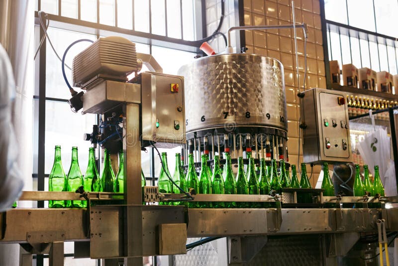 Craft Beer Manufacturing Process on Brewery Stock Photo - Image of ...