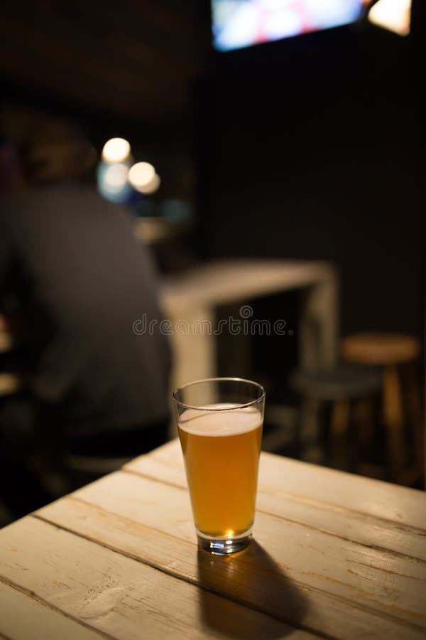 Craft Beer on a Table in the Pub Stock Photo - Image of time, nice ...