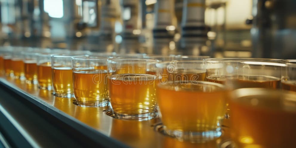 Craft Beer Sampling at a Brewery Stock Image - Image of atmosphere ...