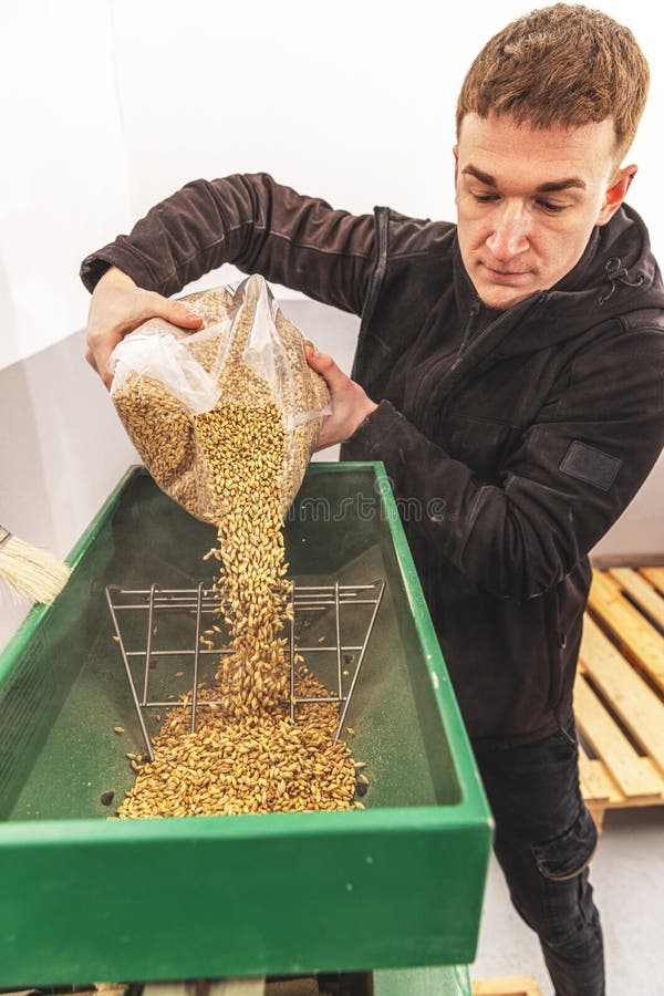 Craft beer step stock image. Image of farmer, grain - 266174603