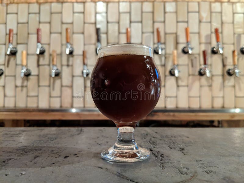 Craft Beer Tasting Flight Sample Stock Photo - Image of fermentation ...