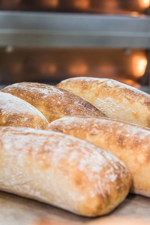 Craft Bread on the Table at the Bakery. the Concept of Small Industries ...