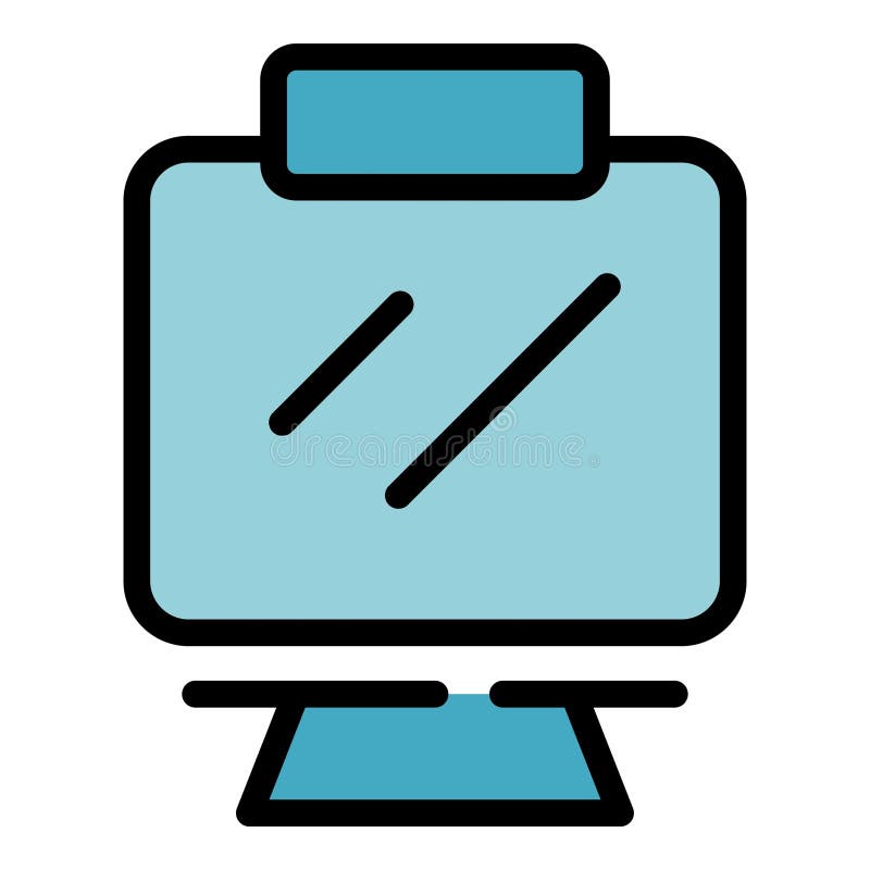 Craft Canvas Icon Vector Flat Stock Vector - Illustration of pencil ...