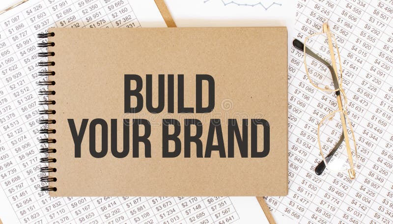 Craft Colour Notepad with Text Build Your Brand. Notepad with ...