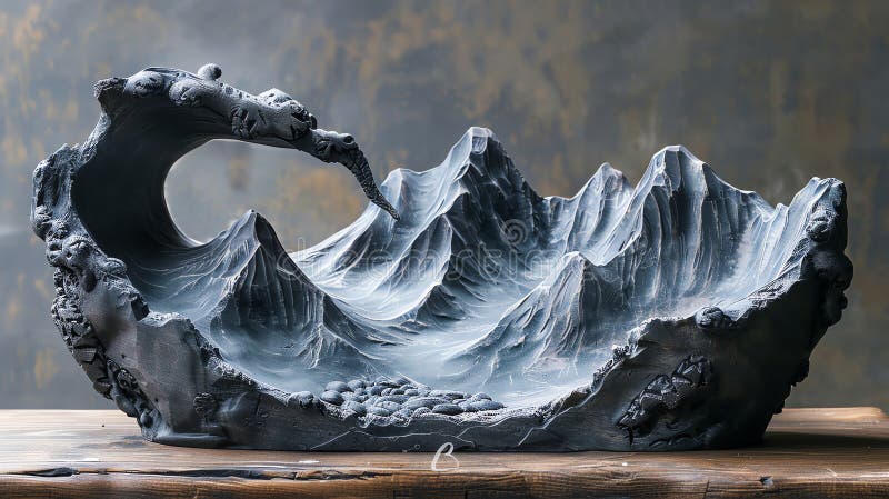 Craft a Dynamic Clay Sculpture that Portrays a Unique Perspective of a ...