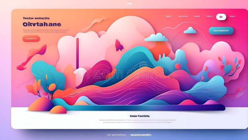 Ethereal Elegance: Seamless UI UX Symphony. AI Generate Stock ...