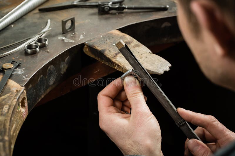 Craft jewellery making. stock image. Image of craftsman - 51837713