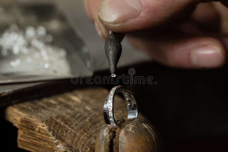 Craft jewellery making. stock image. Image of craftsman - 51837713