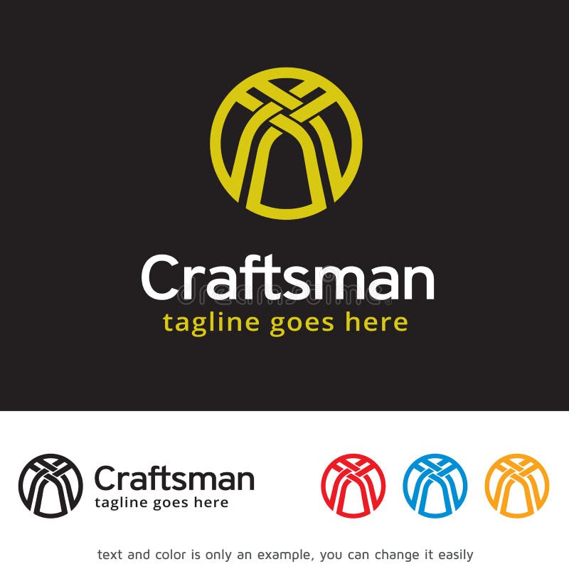 Craft Logo Template Design Vector Stock Vector - Illustration of mobile ...