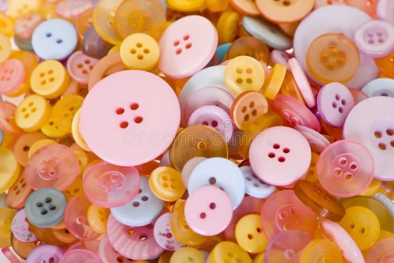 Craft objects: buttons stock photo. Image of hobbies - 24066762