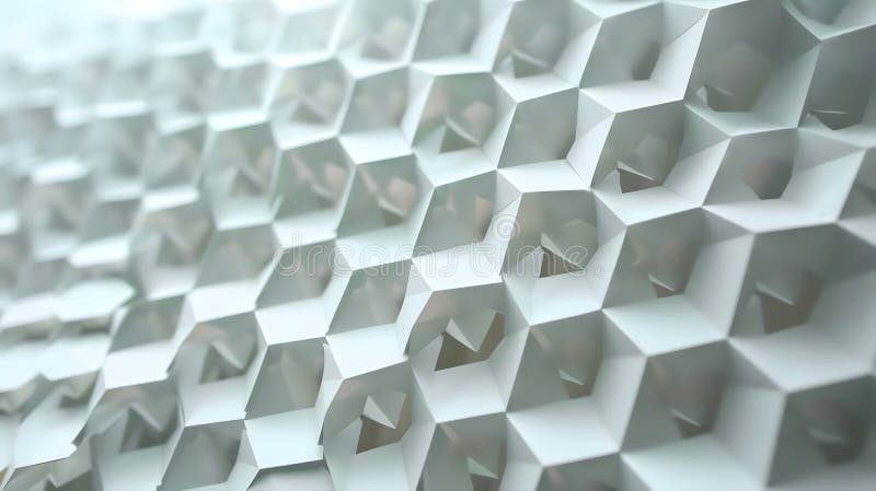 Craft a Paper Cut Artwork with a Repeating Hexagonal Pattern, Exploring ...