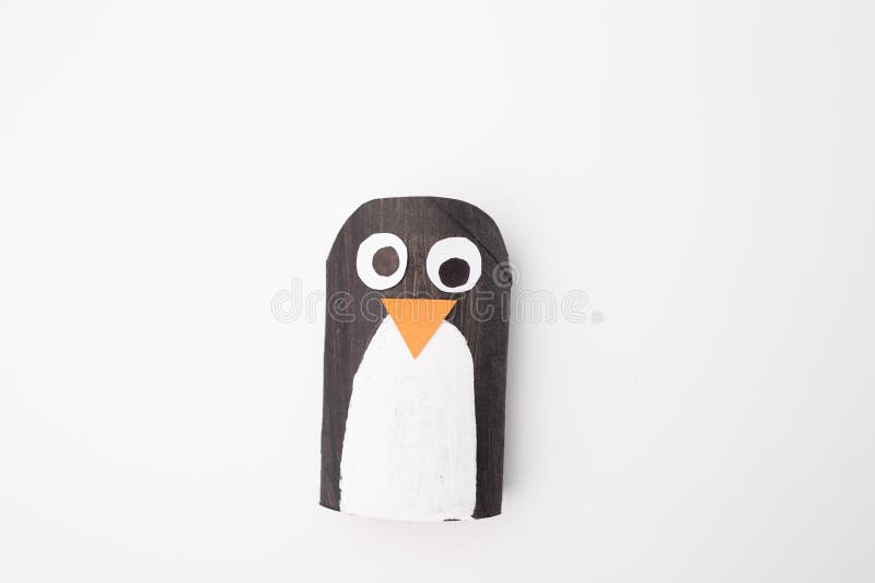 A Craft Representation of a Penguin Made from Paper, Showcasing ...