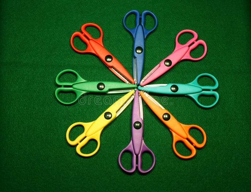 Craft scissors stock photo. Image of design, hobby, shape - 8801288