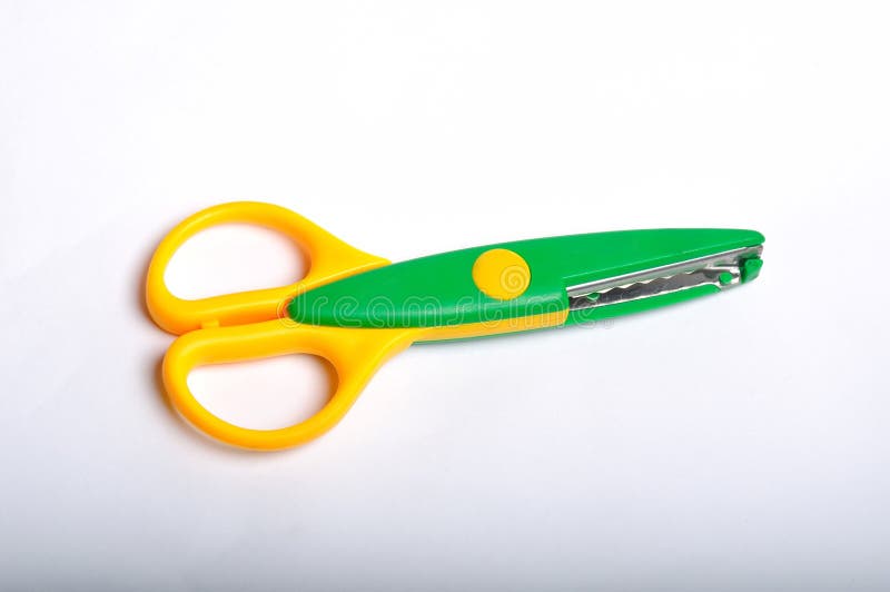 Craft Scissors stock image. Image of children, arts, green - 32092057