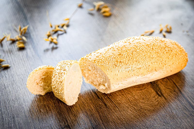 Craft Sliced Bread on the Table at the Bakery. the Concept of Small ...
