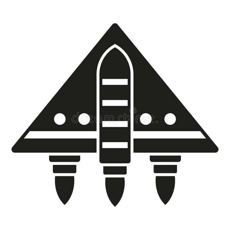Craft Spaceship Icon Simple Vector. Space Fire Stock Vector ...