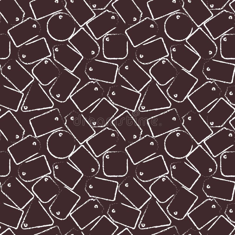 Craft Tags. a Pattern of Hanging Labels for a Store Made of Paper of ...