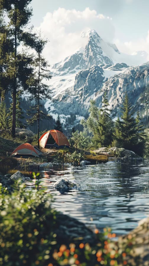 Craft an Unexpected Angle of a Virtual Reality Camping Experience in a ...