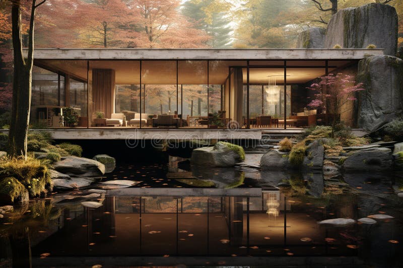 Craft a Vision of Minimalistic Architecture that Blends into the ...