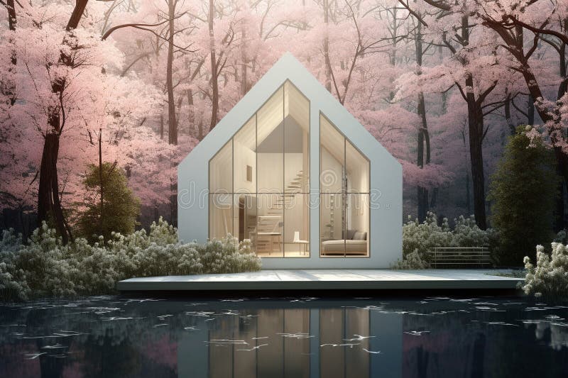 Craft a Vision of Minimalistic Architecture that Blends into the ...