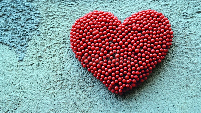 Heart Made of Raised Braille Dots Symbolizing Love and Inclusivity on a ...