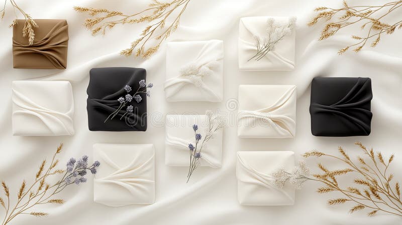 Crafted Gifts Feature Rustic Wrapping and Dried Lavender, Celebrating a ...