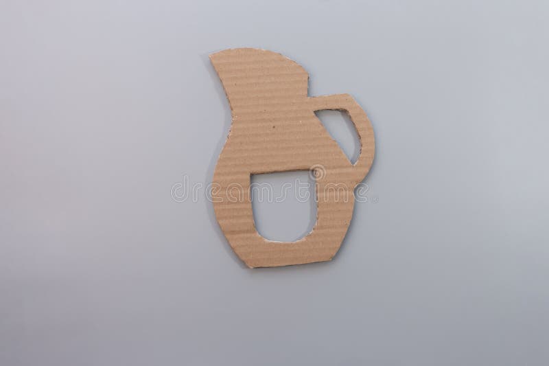 Crafted Paper Lemonade Pitcher in Sunlight, Summer Themes Stock Photo ...