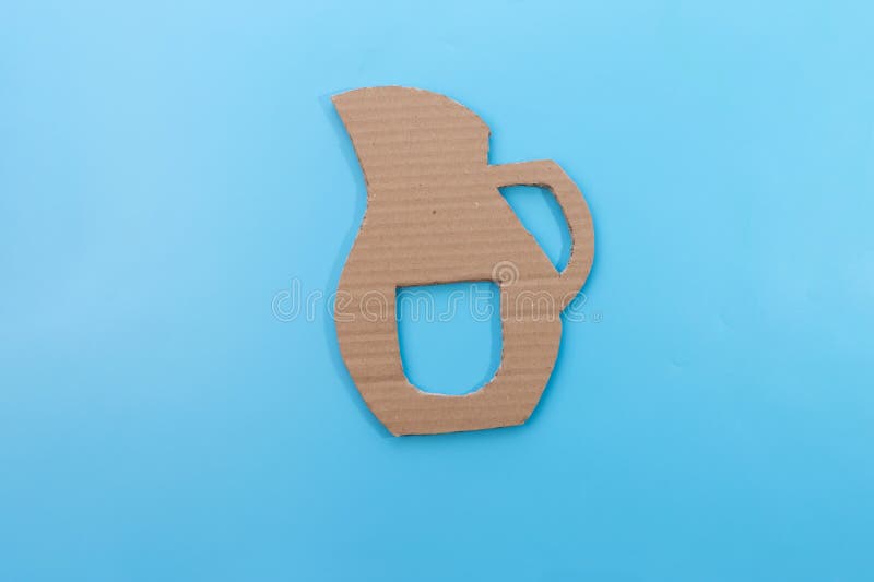 Crafted Paper Lemonade Pitcher in Sunlight, Summer Themes Stock Photo ...