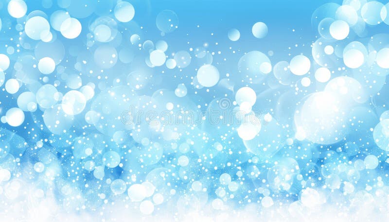 Crafting Artistic Background with Abstract Blue Light Bokeh Blur for ...