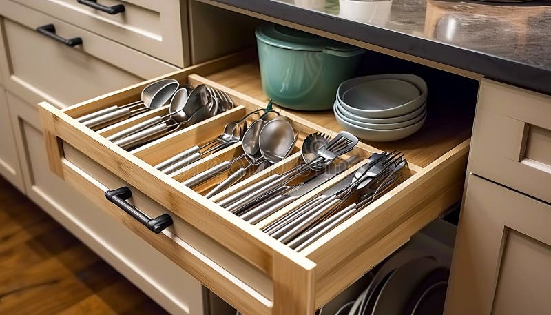 Crafting Convenience DIY Kitchen Storage Drawer Solutions Stock ...