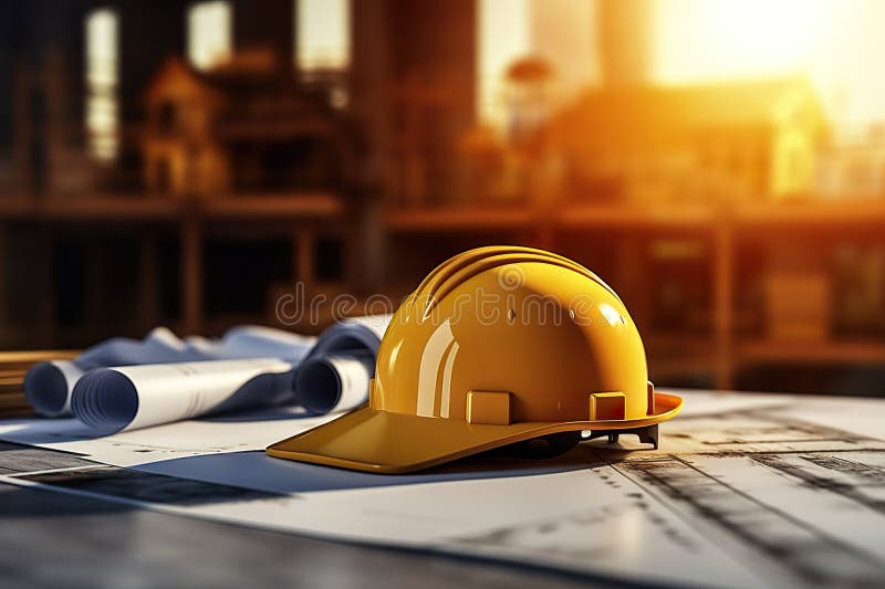 Crafting Dreams Construction Site, Blueprints, and Hard Hat for ...