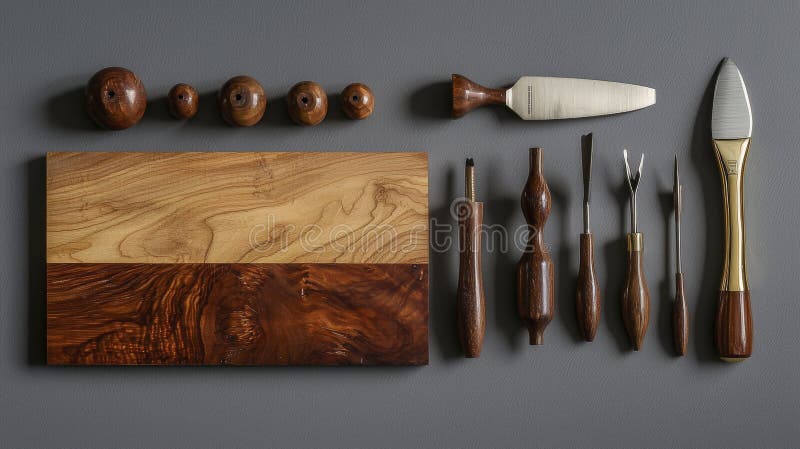 Crafting Elegance Polishing Woodworking Tools Showcase Workshop Visual ...