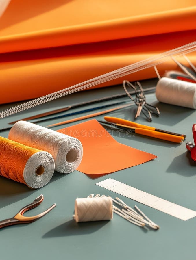 Crafting Flying Aircraft Materials and Tools a Workspace Showcasing the ...