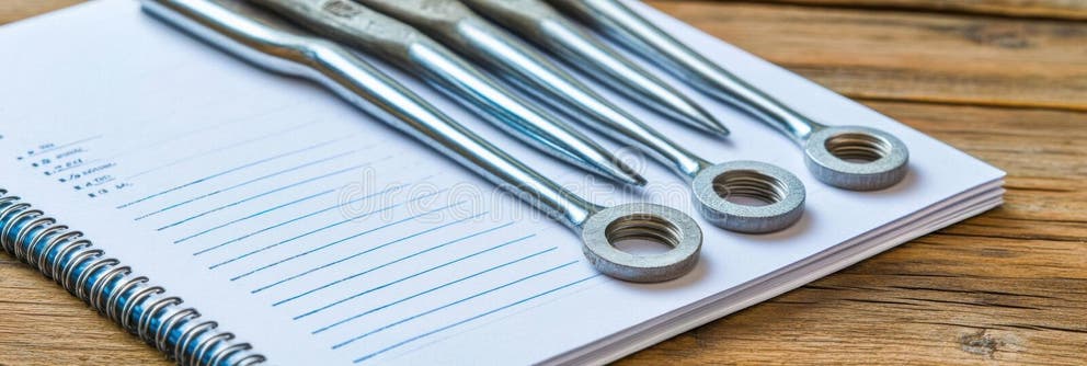 Crafting Ideas, Tools on Notebook with Inspiration and Creative Notes ...