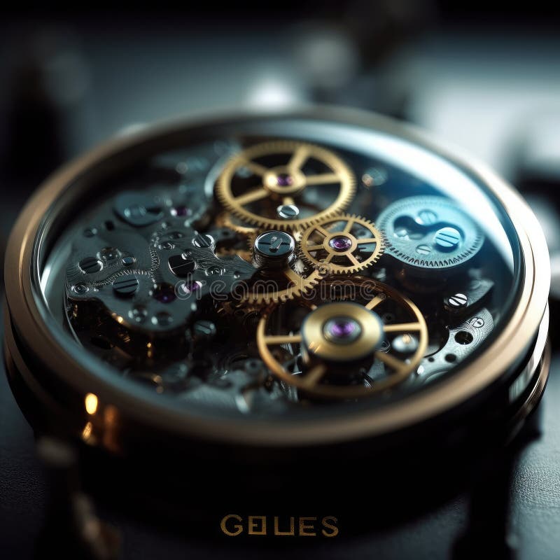 Crafting Intricate Timepieces: the Precise World of a Watchmaker. Stock ...
