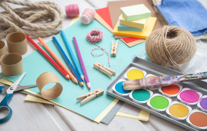 Crafting Paper Cardboard Vibrant Colors Stock Photos - Free & Royalty ...