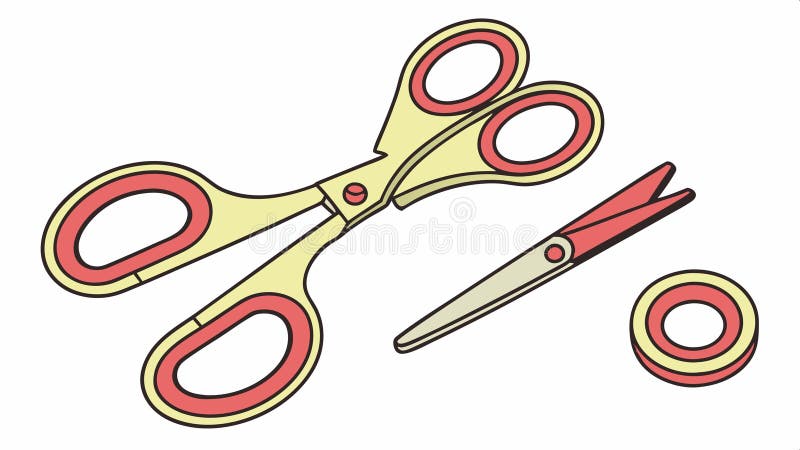 Crafting Scissors Thread and Button Sewing Vector Design Generative AI ...