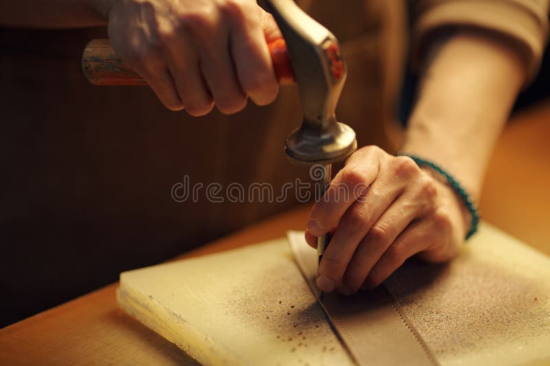 Crafting Wood Object Using Manual Hand Tool Stock Photos - Free ...