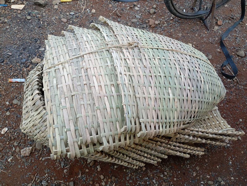 Crafts from Bamboo in the Form of Ekrak Stock Photo - Image of wing ...